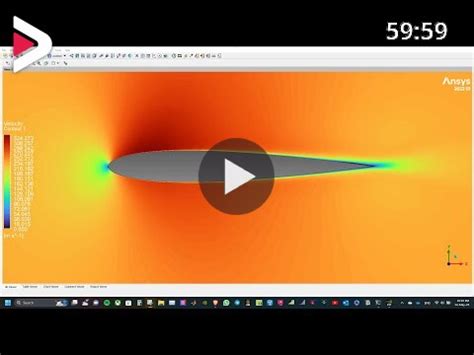 Ansys Fluent Tutorial Transonic Fluid Flow over NACA 0012 Airfoil دیدئو dideo