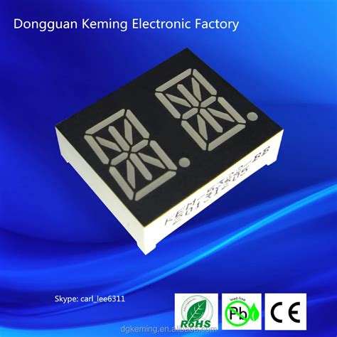 2 Digit 16 Segment 14 Segment Led Alphanumeric Display Green Buy 14