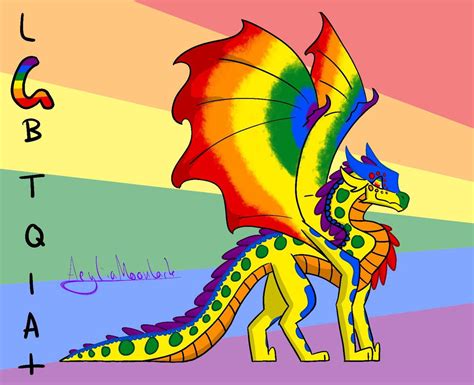 Gaypride Flag Dragon By Aeyliamoonlark On Deviantart