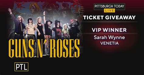 Congrats To Our Guns N Roses Ticket Winners Cbs Pittsburgh