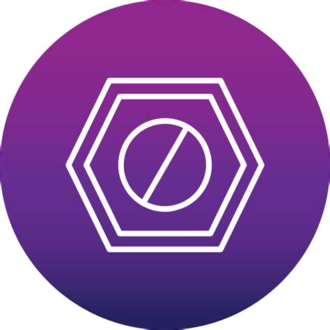 Nut Vector Icon 15560053 Vector Art At Vecteezy