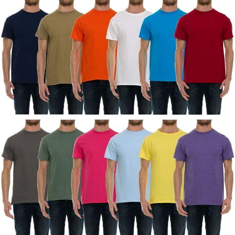 Billionhats Mens Cotton T Shirts 12 Pack Wholesale Bulk Big And Tall