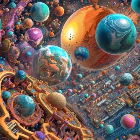 Digital Multiverse Ai Generated Artwork Nightcafe Creator