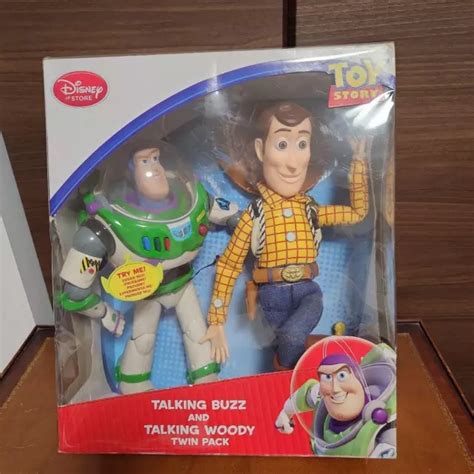 Toy Story Talking Buzz Lightyear And Talking Woody Article De Rangement à