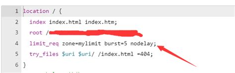 Nginx配置限流访问并返回指定状态码 Php小站