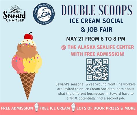 Double Scoops Ice Cream Social And Job Fair
