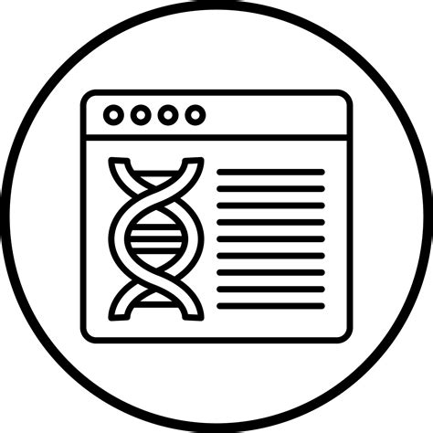 Vector Design Bioinformatics Vector Icon Style 22116816 Vector Art At