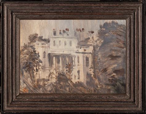 Cobbe Alec Born 1945 Essex Nazeing Park Through Trees Abbott