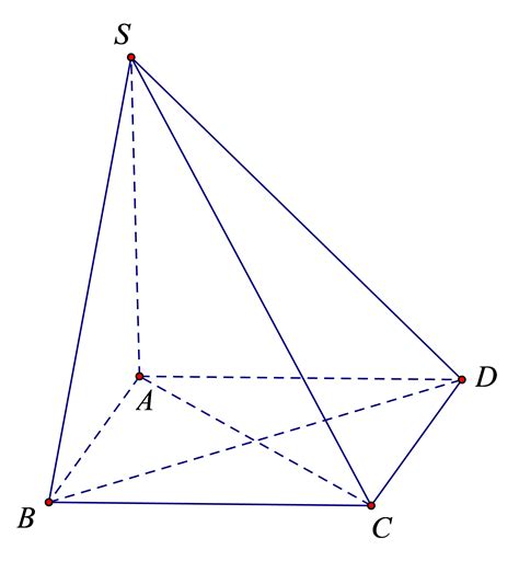 Cho Hình Chóp S Abcd Có đáy Là Hình Vuông Abcd Cạnh A Biết Sa ⊥ Abcd Và Sa A √ 3