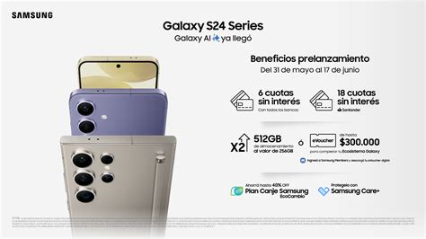 La nouvelle série Galaxy S24 est arrivée en Argentine avec des