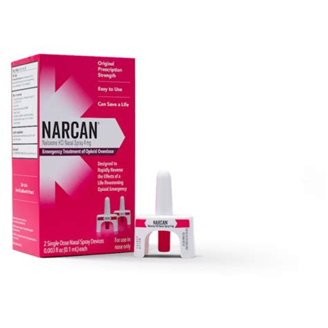 Emergent Devices 30369547627028 Narcan Nasal Spray 4mg 2 Doses