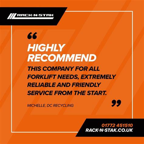 Customerreview Happycustomer Racknstaksuccess Forkliftsolutions Cesab Racknstak