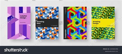 Modern Front Page A Design Vector Stock Vector Royalty Free Shutterstock