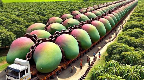 How Giant Agricultural Machines Harvest Millions Of Tons Of Fruits And