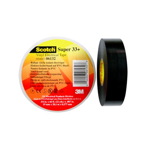 CINTA AISLANTE SCOTCH SUPER 33 NEGRO 3M