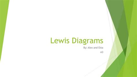 Lewis Diagram Pptx