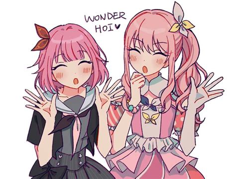 Akiyama Mizuki And Ootori Emu Project Sekai Drawn By Mzk8827 Danbooru