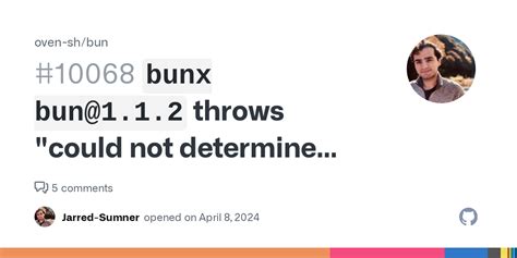 `bunx Bun112` Throws Could Not Determine Executable To Run For