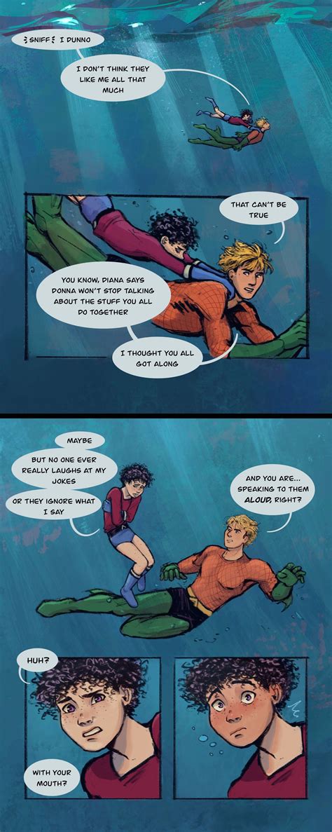 Aquaman And Aqualad Via Martinimanhuntr Xwitter Dc Comics Funny Dc
