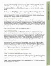 5 Lighting Schedule CIBSE SLL Code For Lighting 2012 Pdf Course Hero