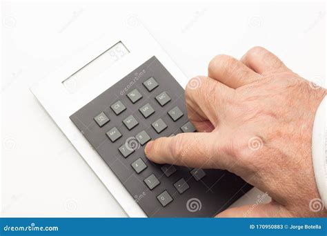 Financial Calculator To Make Complex Calculations Stock Image Image