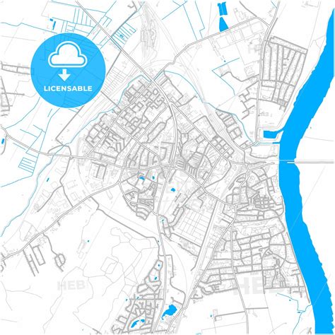 Tczew Pomeranian Poland City Map With High Resolution Roads