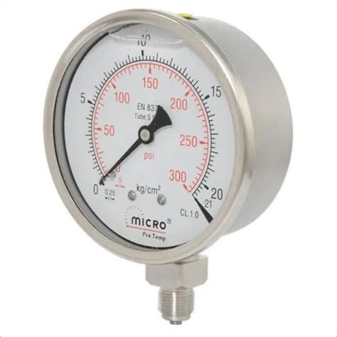 0 500 Bar Pressure Analog Industrial Gauges At 700 00 Inr In Gurugram