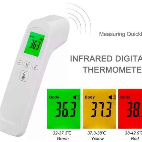 Promo Thermometer Infrared Pengukur Suhu Tubuh Dan Ruangan Diskon 23