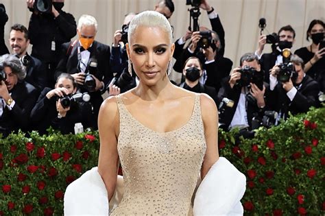 Kim Kardashian Lost Weight For Marilyn Monroe Met Gala 2022 Gown
