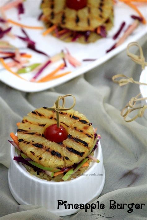 Pineapple Burger First Timer Cook