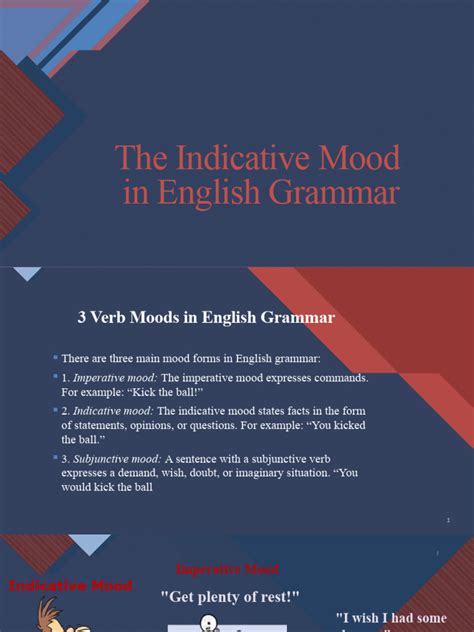 The Indicative Mood In English Grammar Pdf Grammatical Tense Perfect Grammar