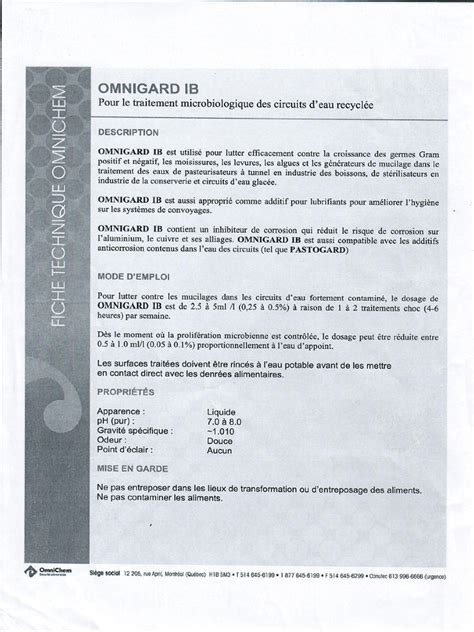Ft Biocide Omnichem Pdf