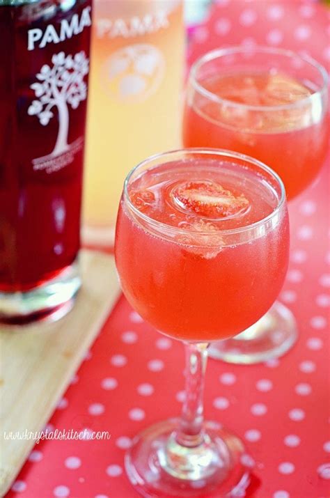 Strawberry Pomegranate Lemonade Cocktail