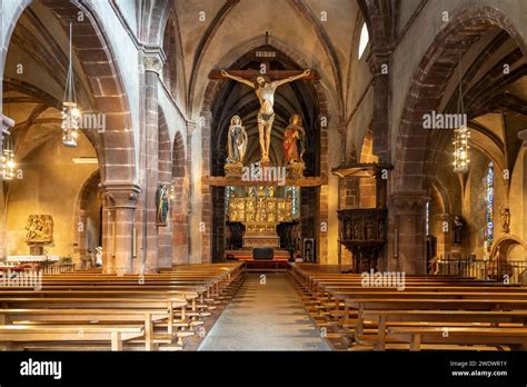 Interior Of The Holy Cross Church Of Invention De La Sainte Croix In