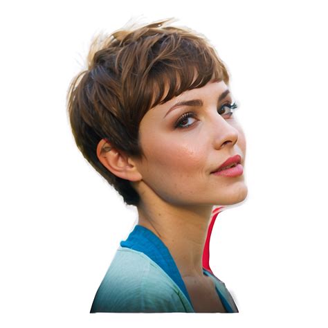 Wavy Pixie Cut Png 06272024 Png Image