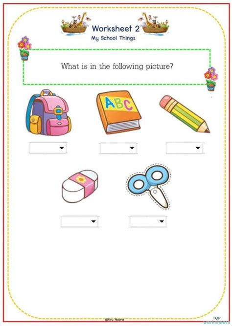 3dropdown Interactive Worksheet Topworksheets