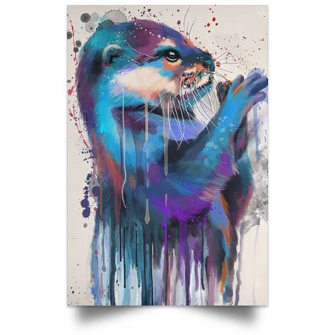 Otter Lovers Gallery Poster Poster Art Design