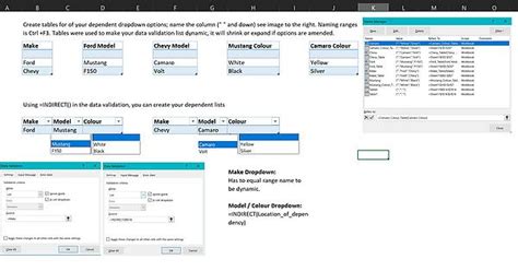 Creating Dynamic And Dependent Dropdowns In Ms Excel Album On Imgur