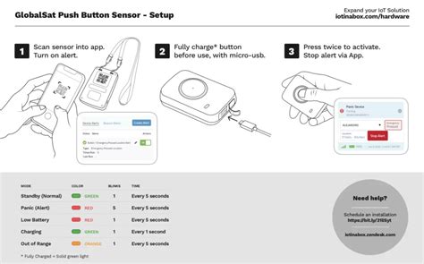 GlobalSat Panic Button Wearable Panic Button