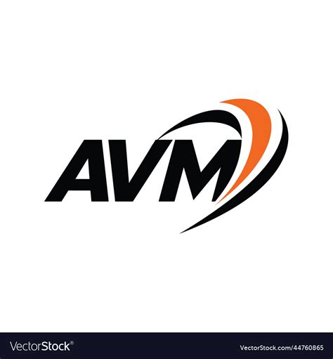 Avm Monogram Logo Royalty Free Vector Image VectorStock
