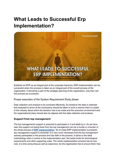 Ppt What Leads To Successful Erp Implementation Powerpoint Ppt What Leads To Successful Erp Implementation Powerpoint