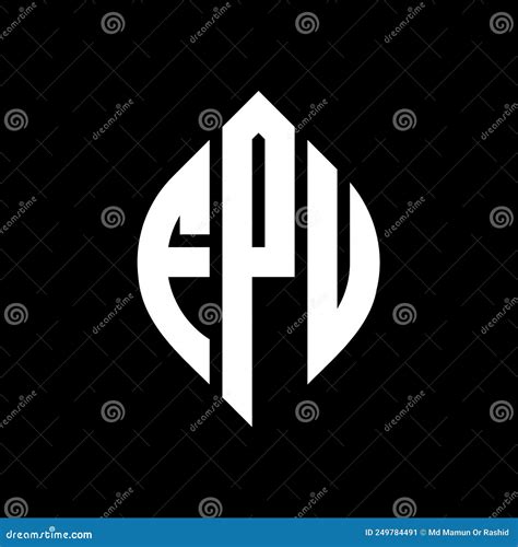 Fpu Circle Letter Logo Design With Circle And Ellipse Shape Fpu
