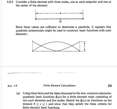 3 Consider A Finite Element With Three Nodes One At