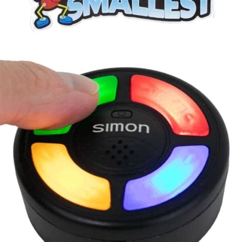 Simon Memory Game Worlds Smallest 4 Colors Tin Toy Arcade