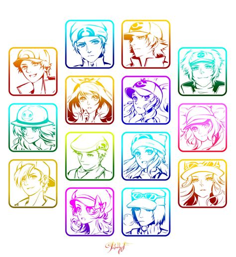 Pokemon Playable Characters By Paddy F On Deviantart
