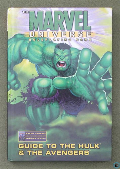 Guide To The Hulk And The Avengers Marvel Universe Role Playing Game Rpg