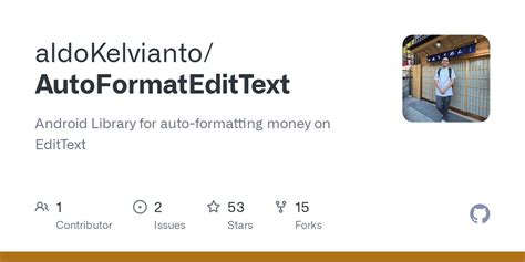 Github Aldokelviantoautoformatedittext Android Library For Auto Formatting Money On Edittext