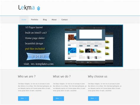Plantillas HTML CSS Gratuita Para Descargar Lekma Plantillas HTML Gratuitas