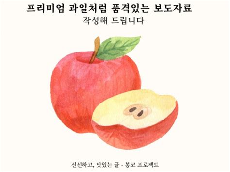뉴스 기사 보도자료 기고문 인터뷰 크몽