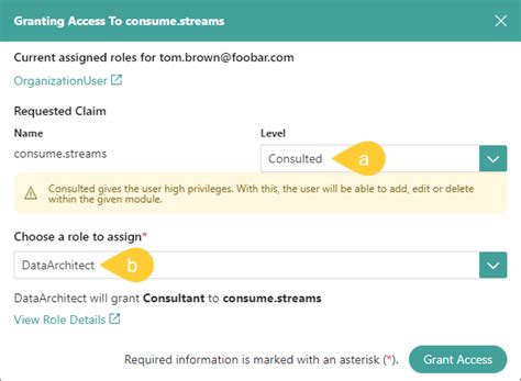 Process Role Requests Cluedin Documentation